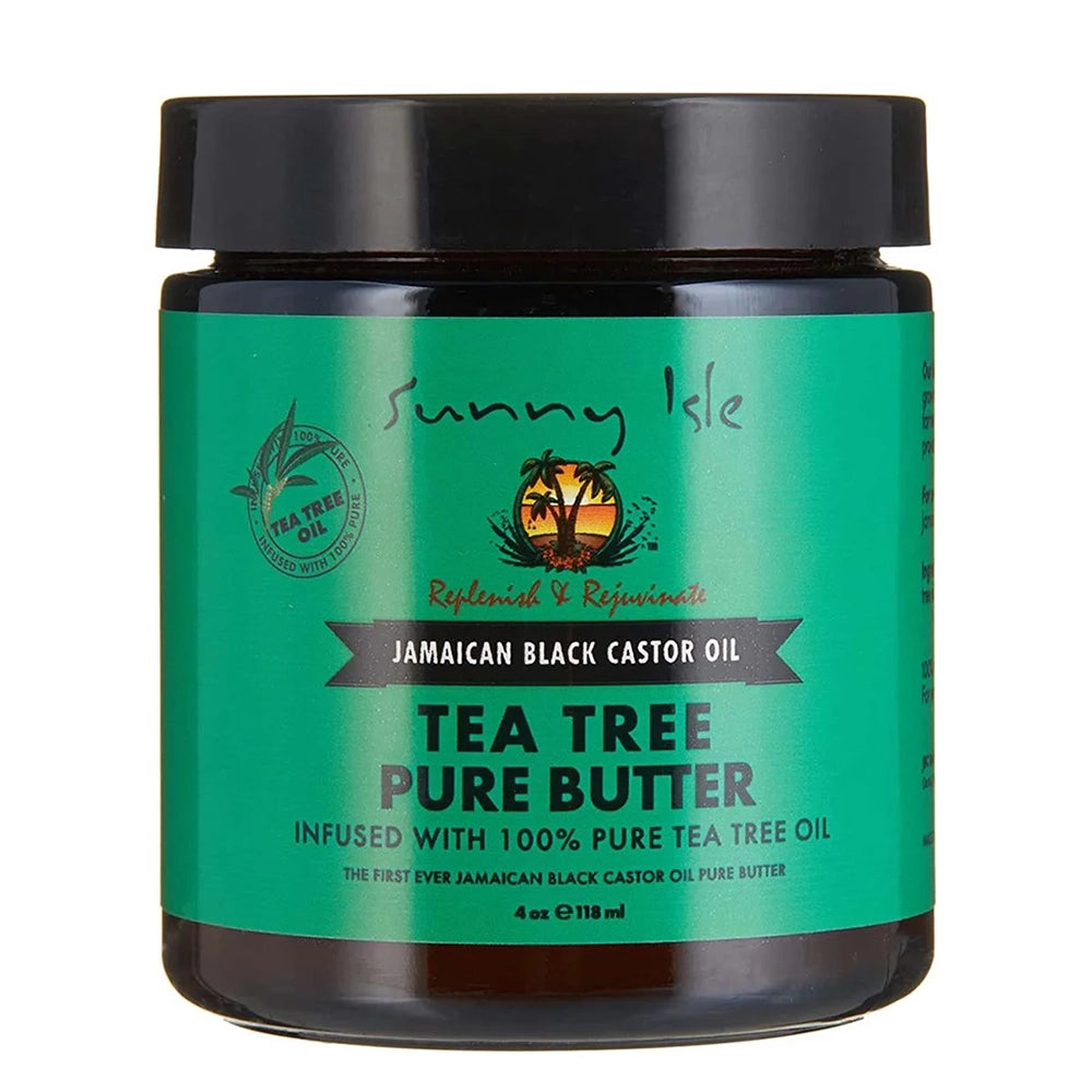 Sunny Isle Jamaican Black Castor Oil Pure Butter with Tea Tree Oil 4 o ...