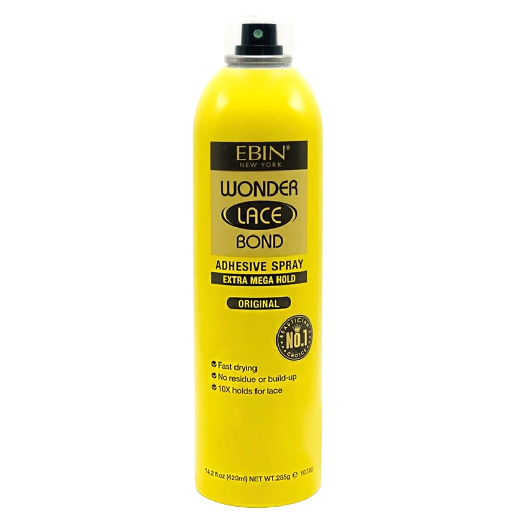 Ebin Wonder Lace Bond Adhesive Spray | Original 10 oz – TJ Beauty ...