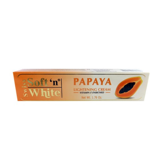 Swiss Soft n White Papaya Lightening Cream - 50g – TJ Beauty Products UK